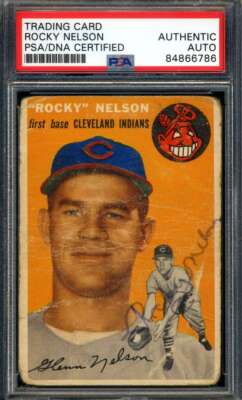 Rocky Nelson PSA DNA Signed 1954 Topps Autograph | eBay