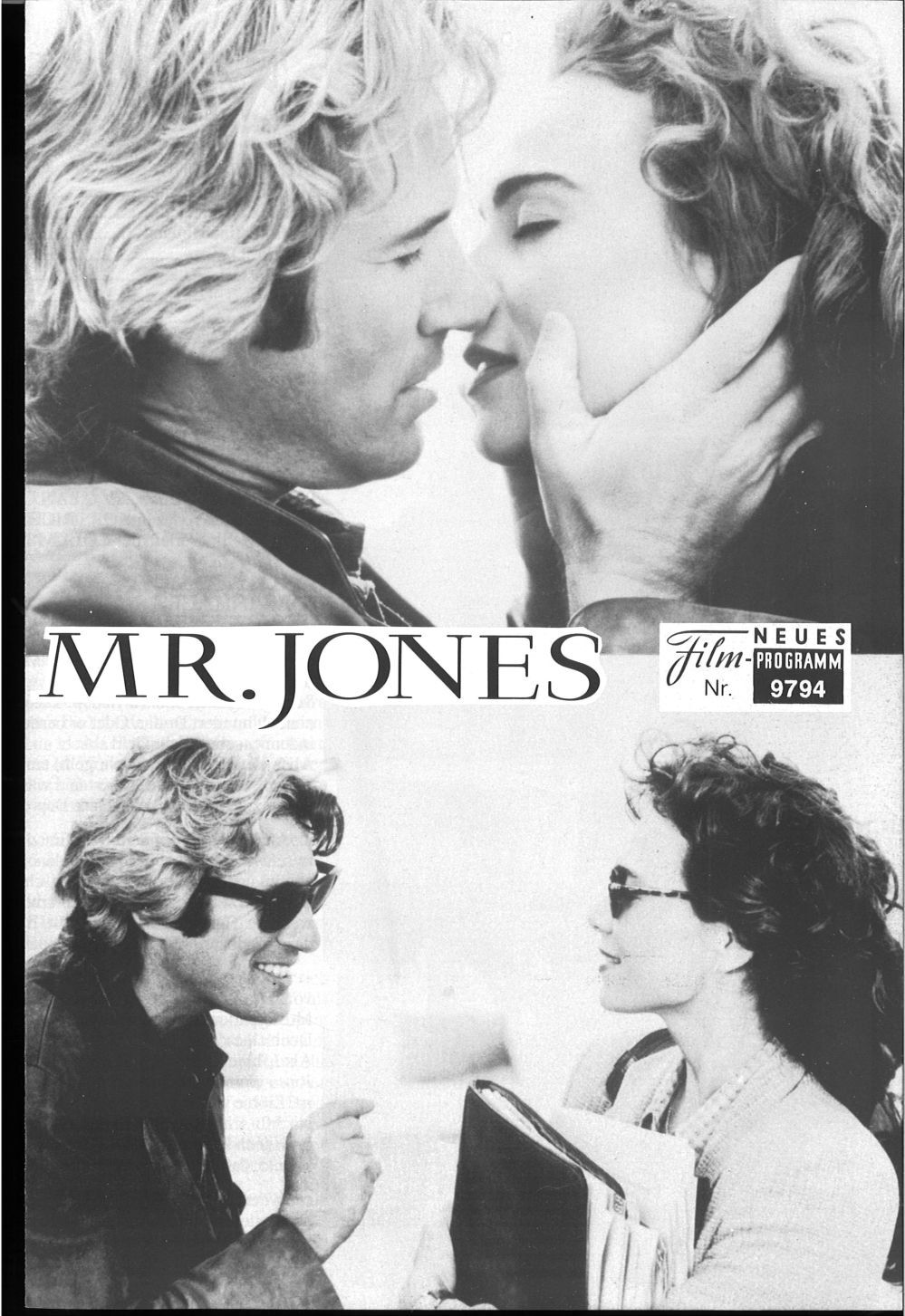 NFP 9794 | MR. JONES | Richard Gere, Lena Olin, Anne Bancroft, Tom Irwin | eBay