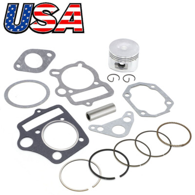 For Chinese 110cc 125cc Piston Rings Gasket Kit Set ATV Dirt Bike SSR ...