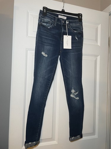 Flying Monkey Black Label Jeans Size 25 Medium Wash NEW High Rise ...