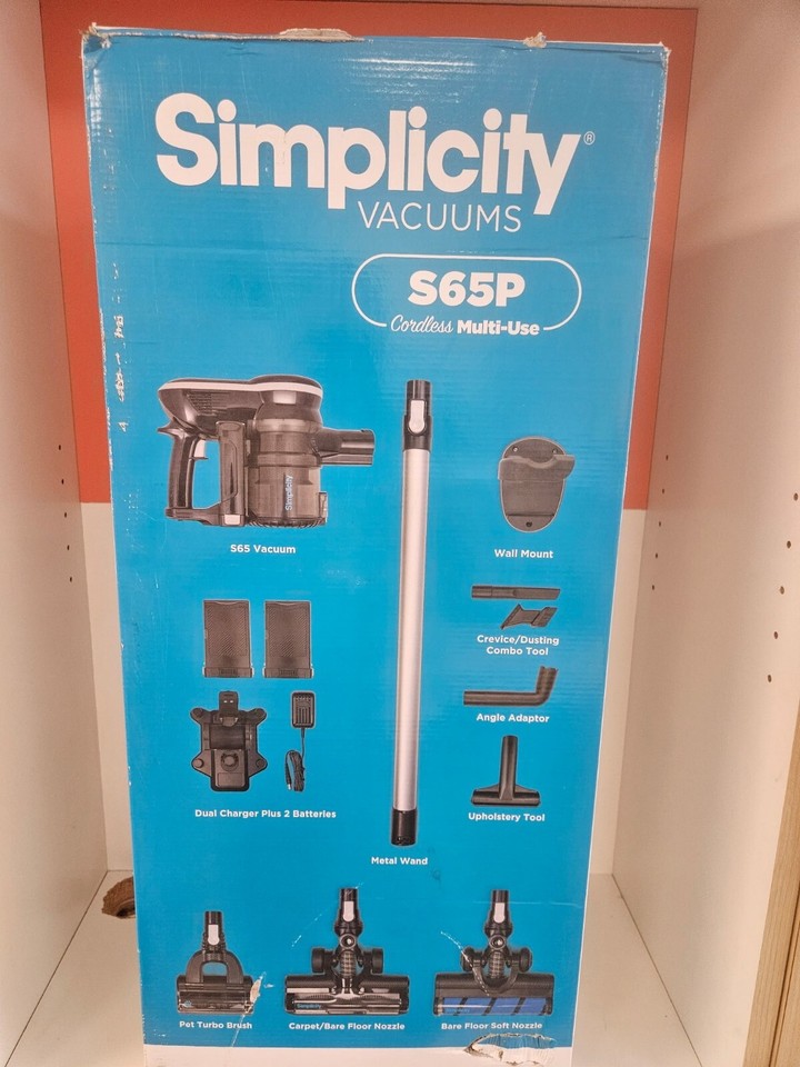Simplicity S65P Cordless Multi-Use Stick Vacuum | eBay