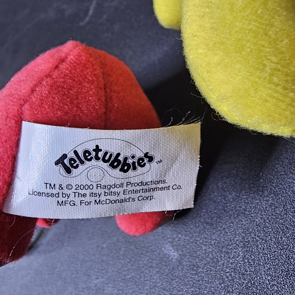 Vintage Teletubbies Plush Keychain Backpack Clip On McDonalds 2000 Laa ...