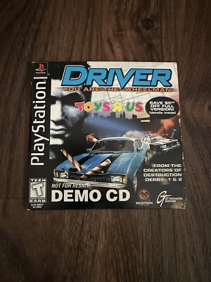 PS1 Driver: You Are The Wheelman Demo PlayStation 1 Rare Toys R Us ...