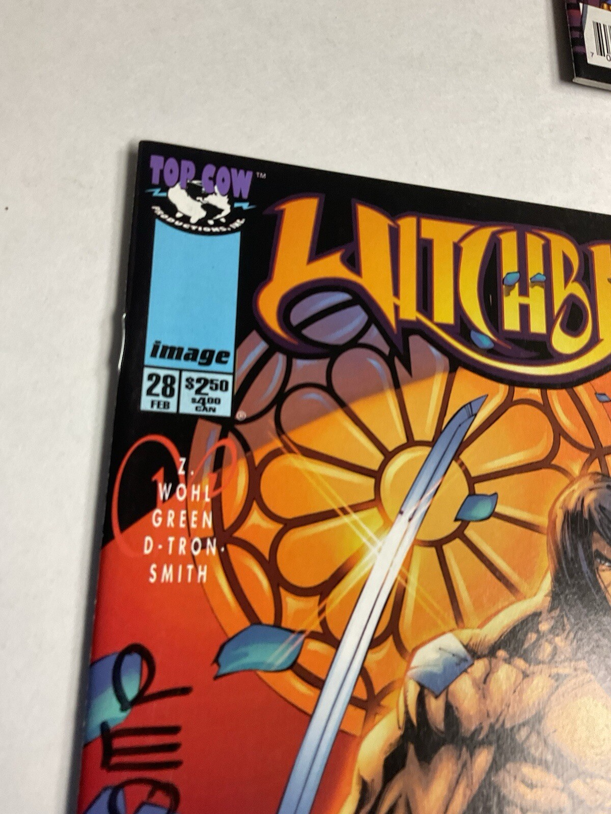 WITCHBLADE #28 ~ NM 9.4 ~ SIGNED BY DAVID WOHL ~UNREAD Top Cow Combine ...