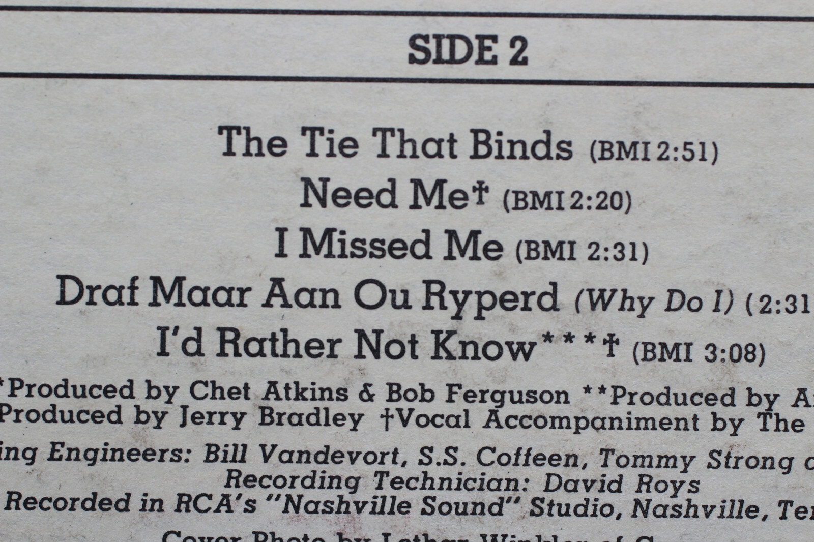 Jim Reeves - Missing You - RCA Victor 1972 | eBay
