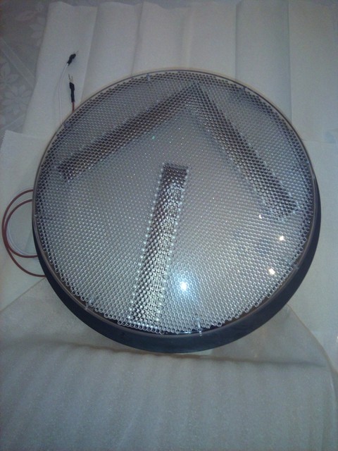 GE LED Arrow Signals Dr6-gcaan-vla 12" Round Modules 120v Appearance ...