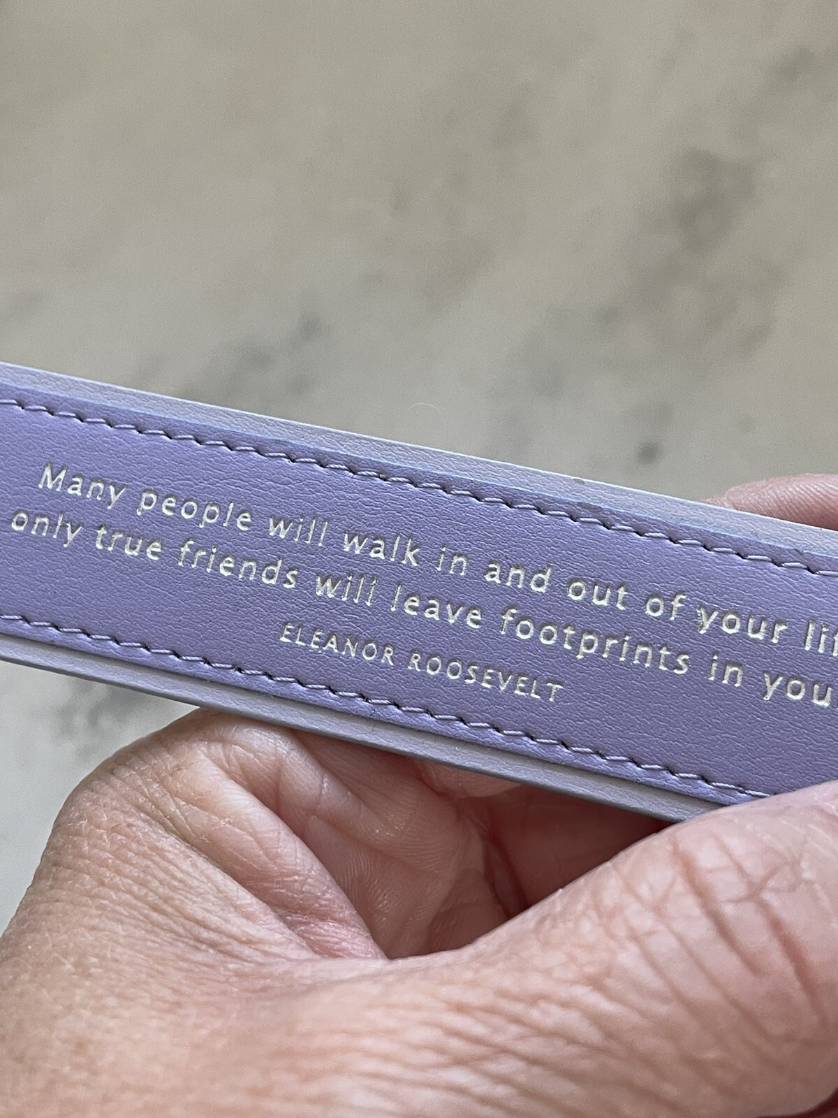 Hallmark Bookmark “Many People Will Walk In And Out Of Your Life, “ | eBay