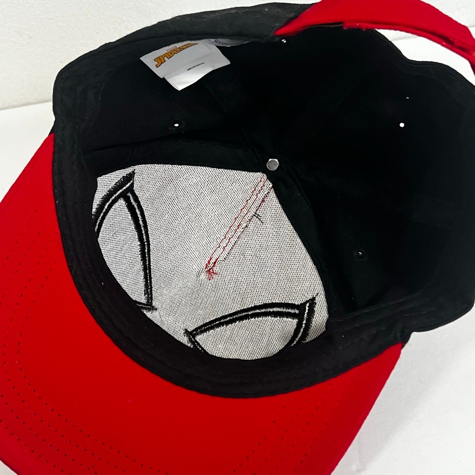 Spiderman Marvel Hat Strap-back Youth Kids Red Black Cap | eBay
