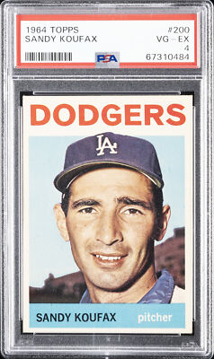 1964 TOPPS #200 SANDY KOUFAX PSA 4 | eBay