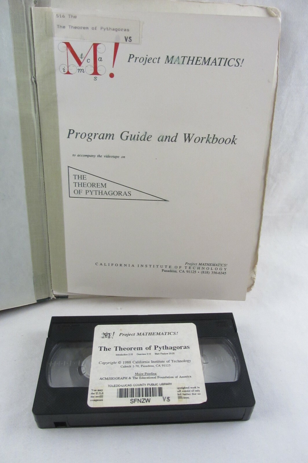 VHS & Program Guide & Workbook - Project Mathematics THE THEOREM of ...