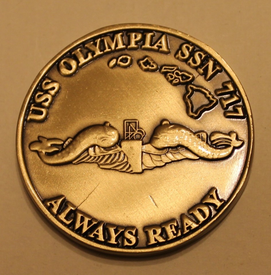 USS Olympia (SSN-717) Navy Challenge Coin | eBay