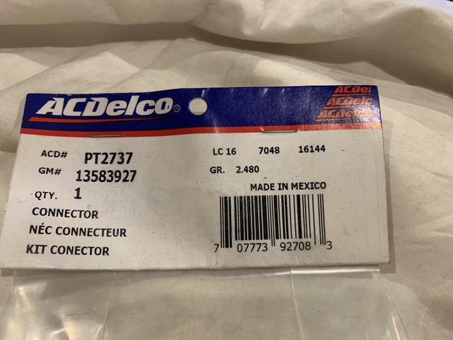 OEM GM Wiring Harness Towing Connector ACDELCO Pt2737 13583927 for sale ...