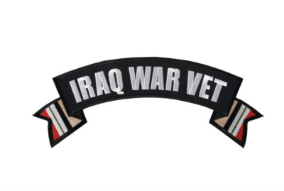 11" IRAQ WAR VETERAN BANNER EMBROIDERED PATCH | eBay