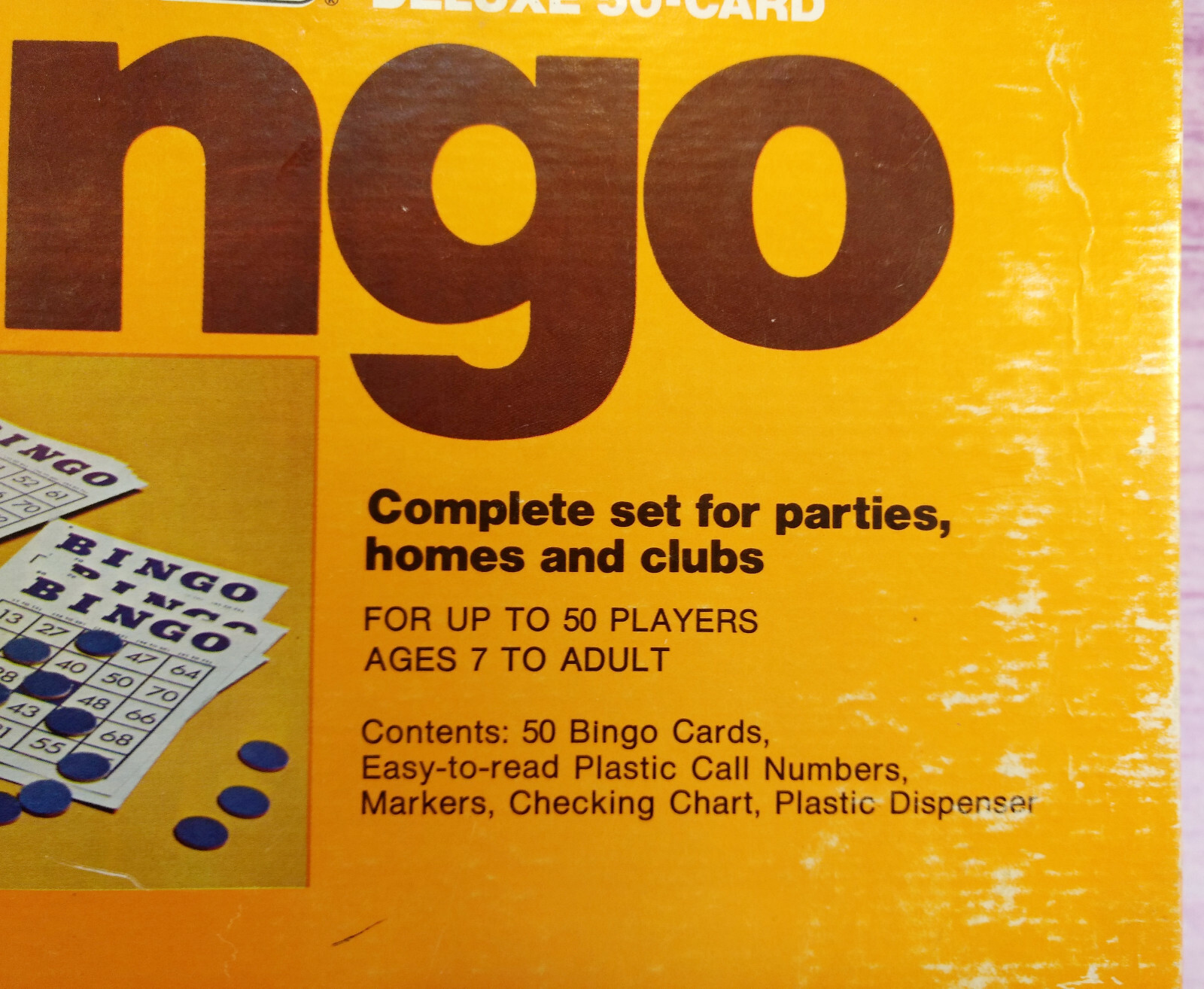 Whitman Bingo Deluxe Game Set 1974 Vintage 50 Blue Cards Complete Dispenser Box | eBay