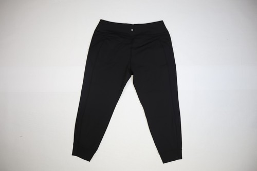 Athleta Rainier Mid Rise Jogger Pants Athleisure Lounge Workout Black ...