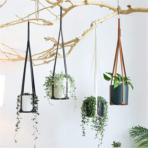 Plant Hanger Garden Hanging Basket Planter Rope Indoor Outdoor Potting ...