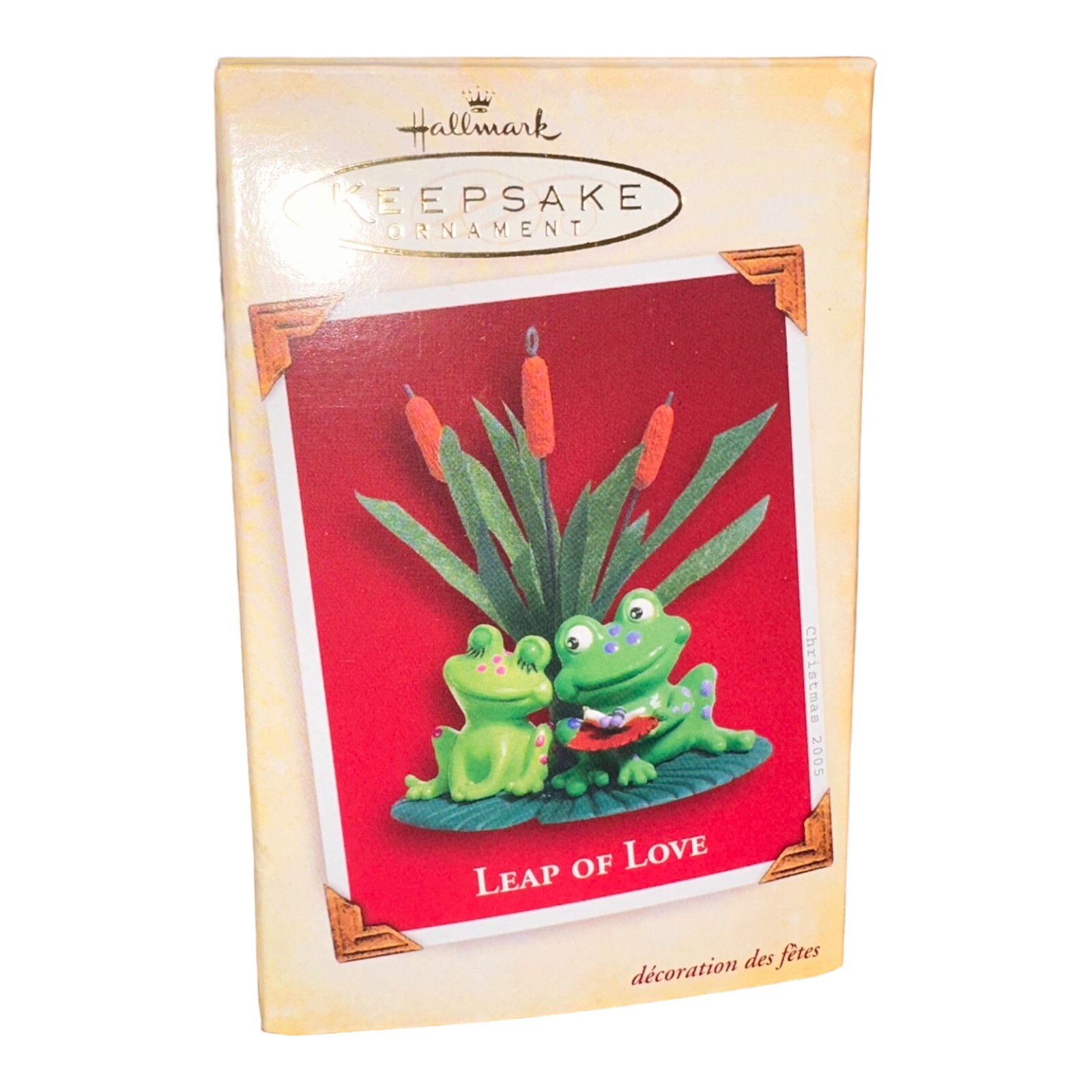 Hallmark Keepsake Ornament "LEAP OF LOVE" Frogs 2005 | eBay