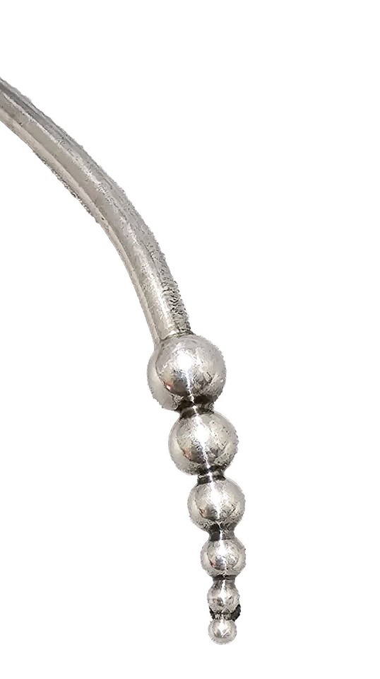 Handcrafted Modernist 900 Coin Silver Dimunitive Ladle W/ Graduated ...