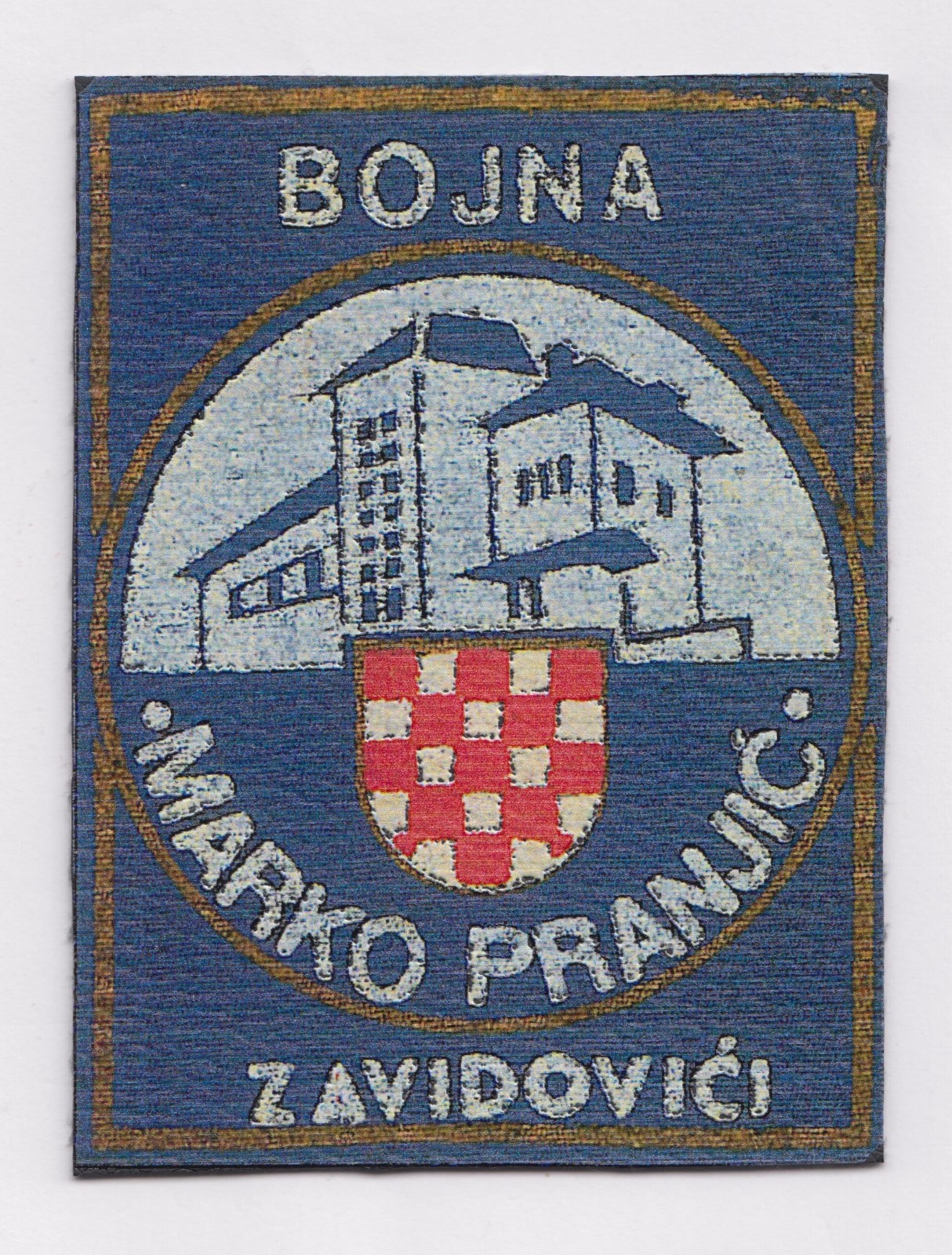CROATIA ARMY - HVO Battalion MARKO PRANJIC from Zavidovici - sleeve ...
