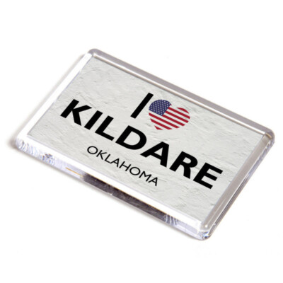 FRIDGE MAGNET - I Love Kildare, Oklahoma - USA | eBay UK