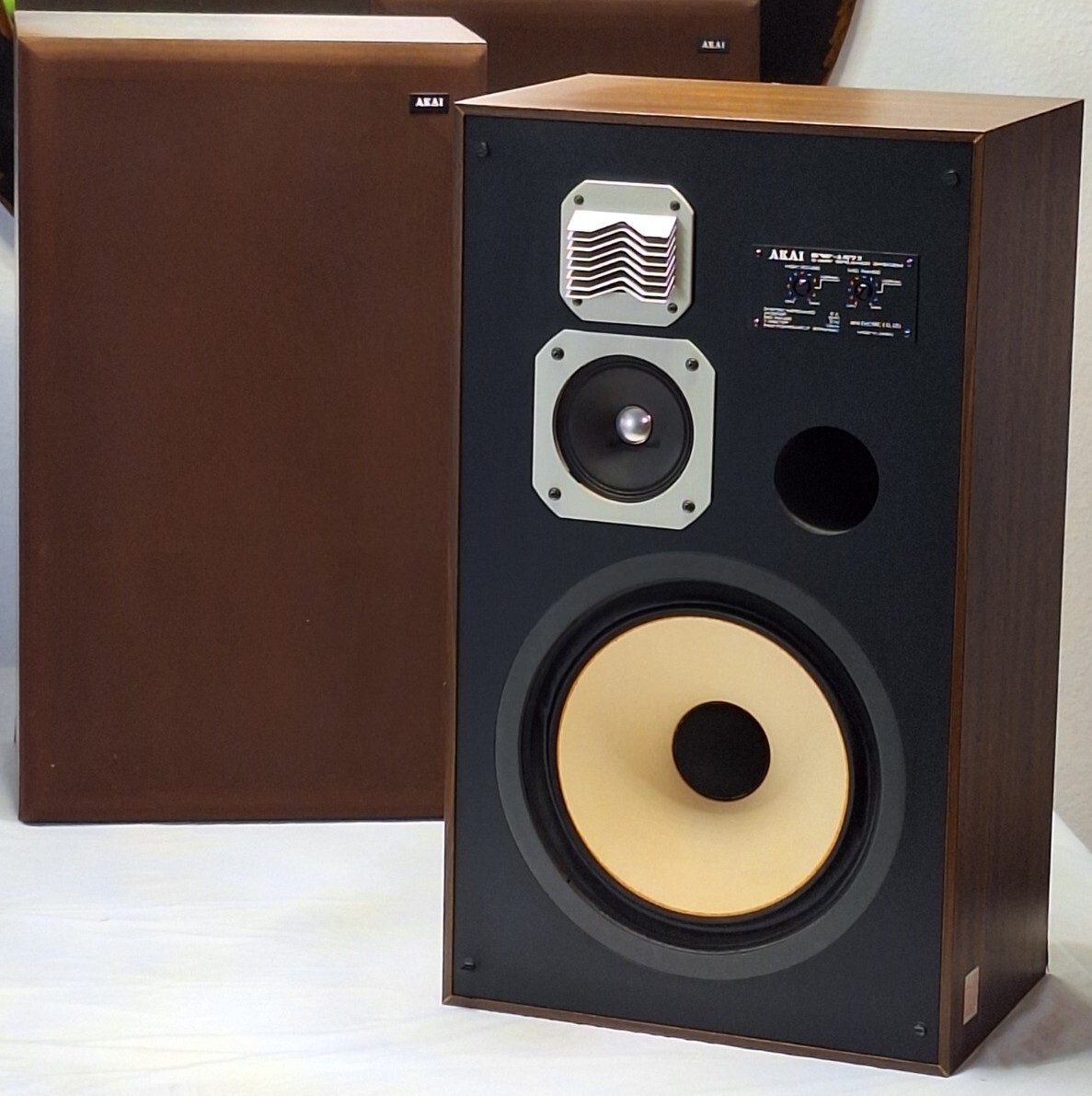 Vintage AKAI SW-TM5 3-Way Speaker System