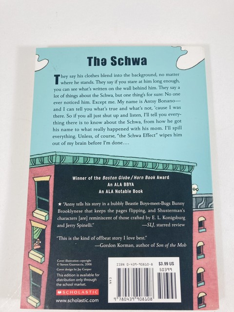 The Schwa Was Here 2004 by Neal Shusterman 0439908108 for sale online ...