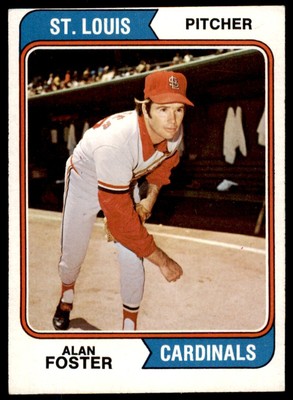 1974 Topps #442 Alan Foster VG St. Louis Cardinals | eBay