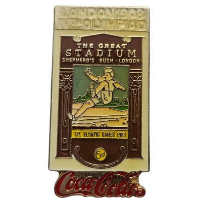 1996 Alanta Olympics Historical Summer Poster Series Pin 1908 London | eBay