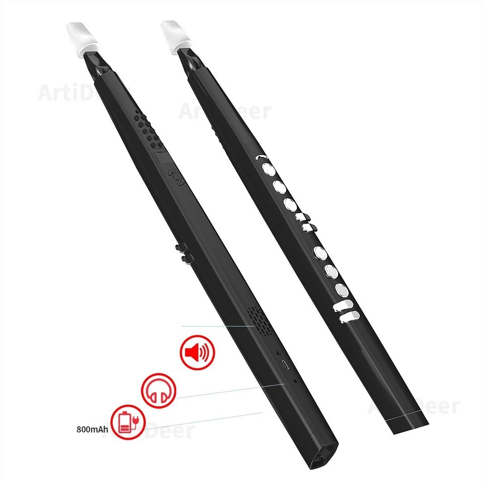 Mini Digital Electronic Wind Saxophone Instrument Blowpipe Sax Flute ...