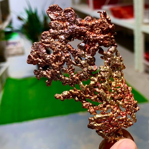 54G Rare!! iridescent Native Copper crystal mineral specimen | eBay
