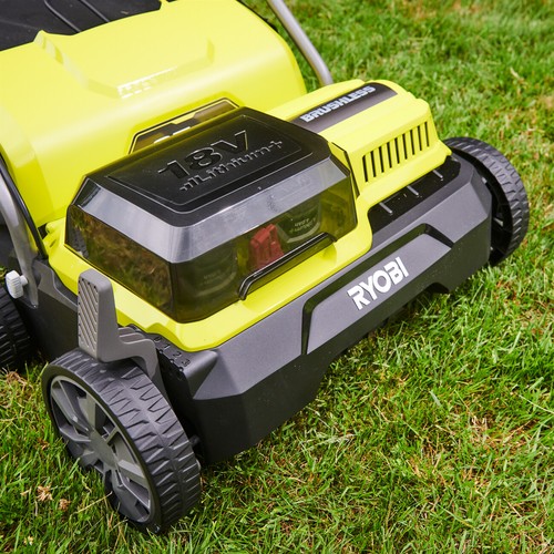 RYOBI 18V ONE+ Brushless Lawn Scarifier Dethatcher Aerator + Catcher ...