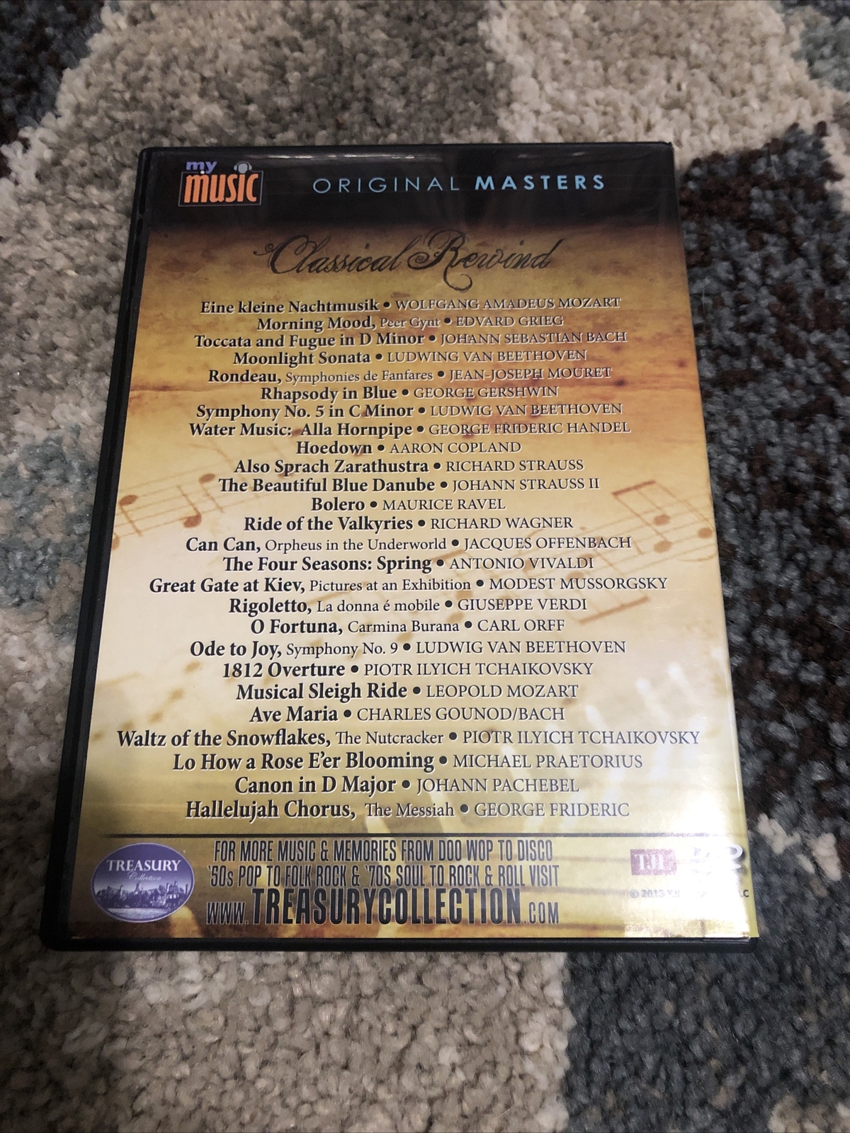 Original Masters Classical Rewind DVD My Music TJL TREASURY COLLECTION ...