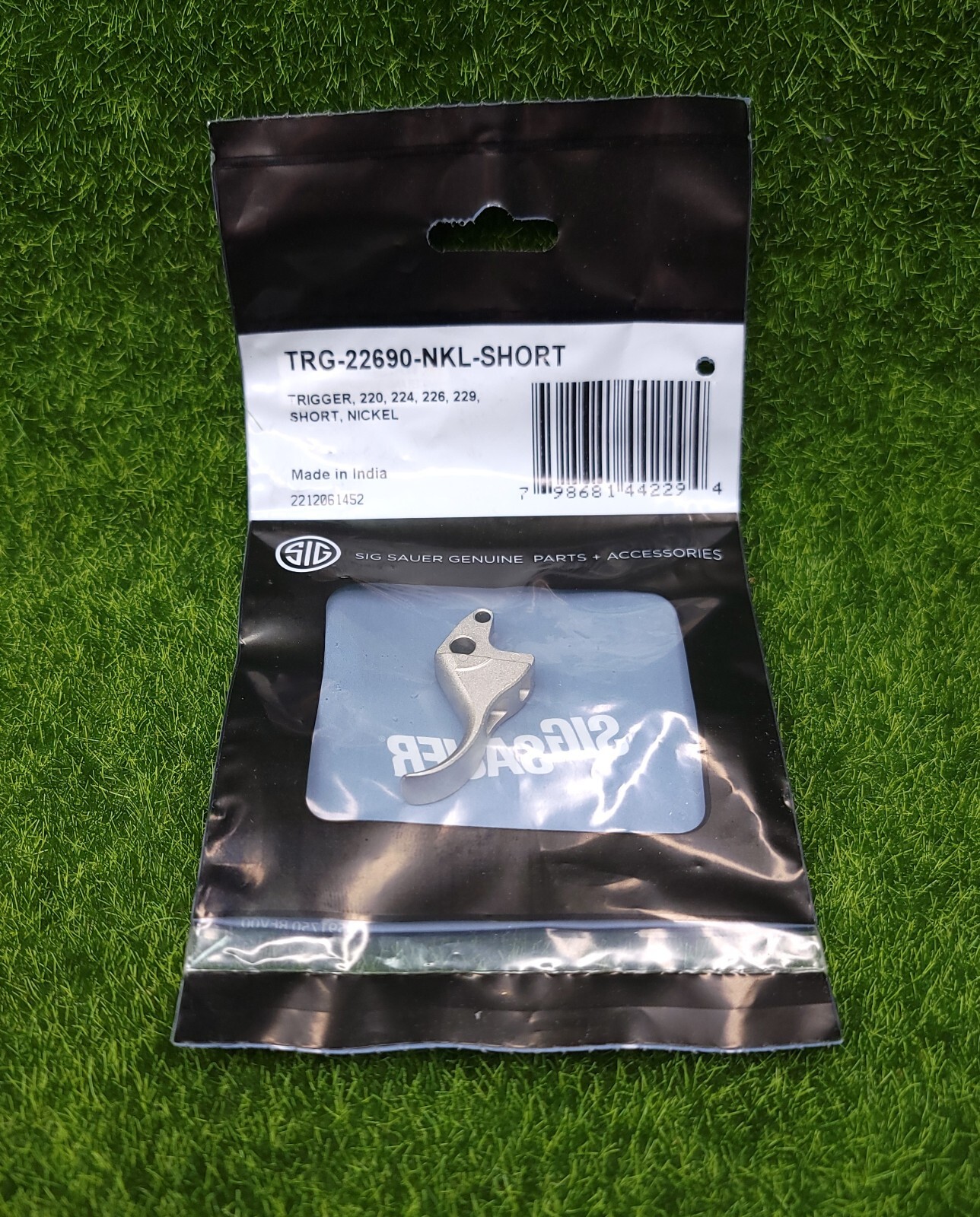 Sig Sauer Factory Short Reach Trigger Nickel - (TRG-22690-NKL-SHORT ...