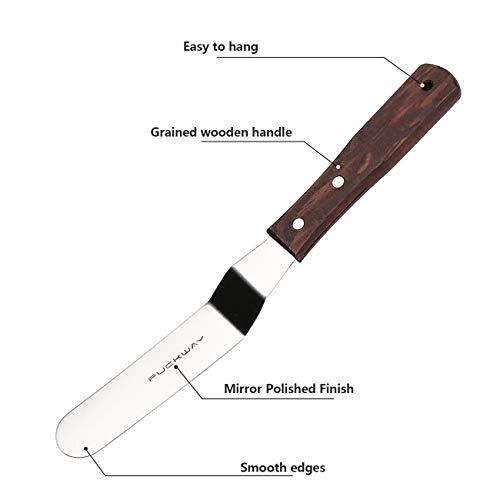 Offset Cake Icing Spatula Set of 3 Professional Stainless Steel ...