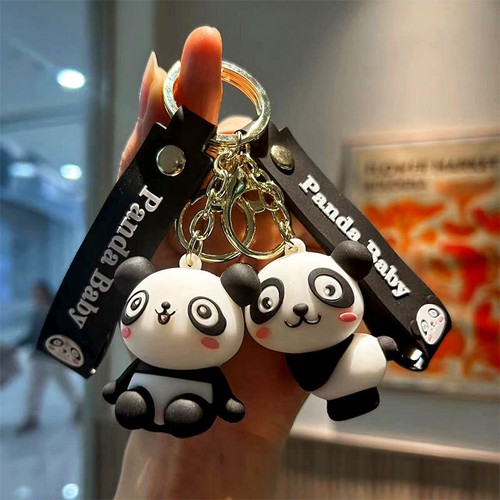 Able Silicone Panda Keychain Cute Accessory Perfect For Bags Cars And ...