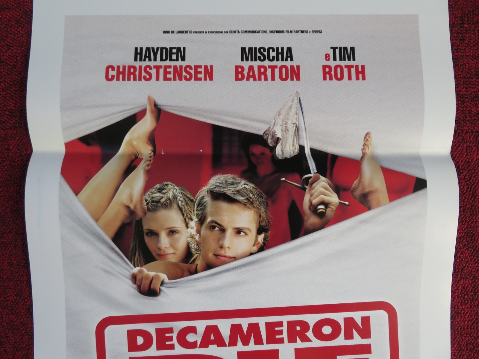 DECAMERON PIE ITALIAN LOCANDINA POSTER HAYDEN CHRISTENSEN MISCHA BARTON ...