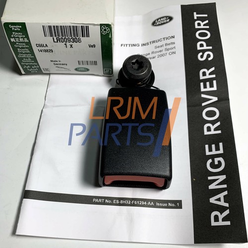 GENUINE Land Rover LR3 LR4 REAR SEAT BELT BUCKLE OUTER CNETER LR009308 ...