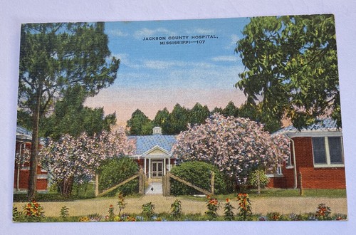 Vintage Linen Postcard ~ Jackson County Hospital Scene ~ Jackson ...