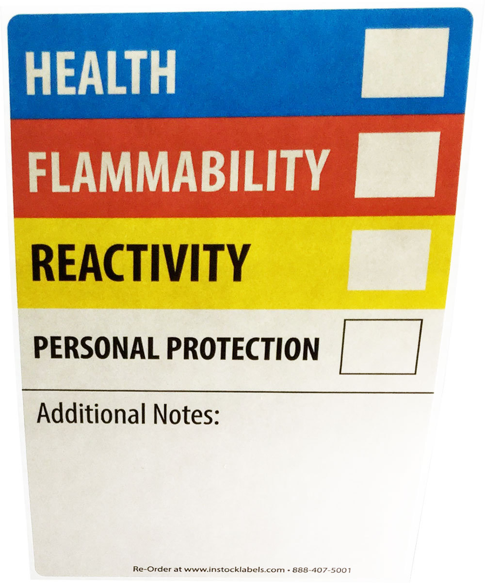 Hazardous Material Identification Labels (HMIL) | 4 x 6" Inch | 500 ...