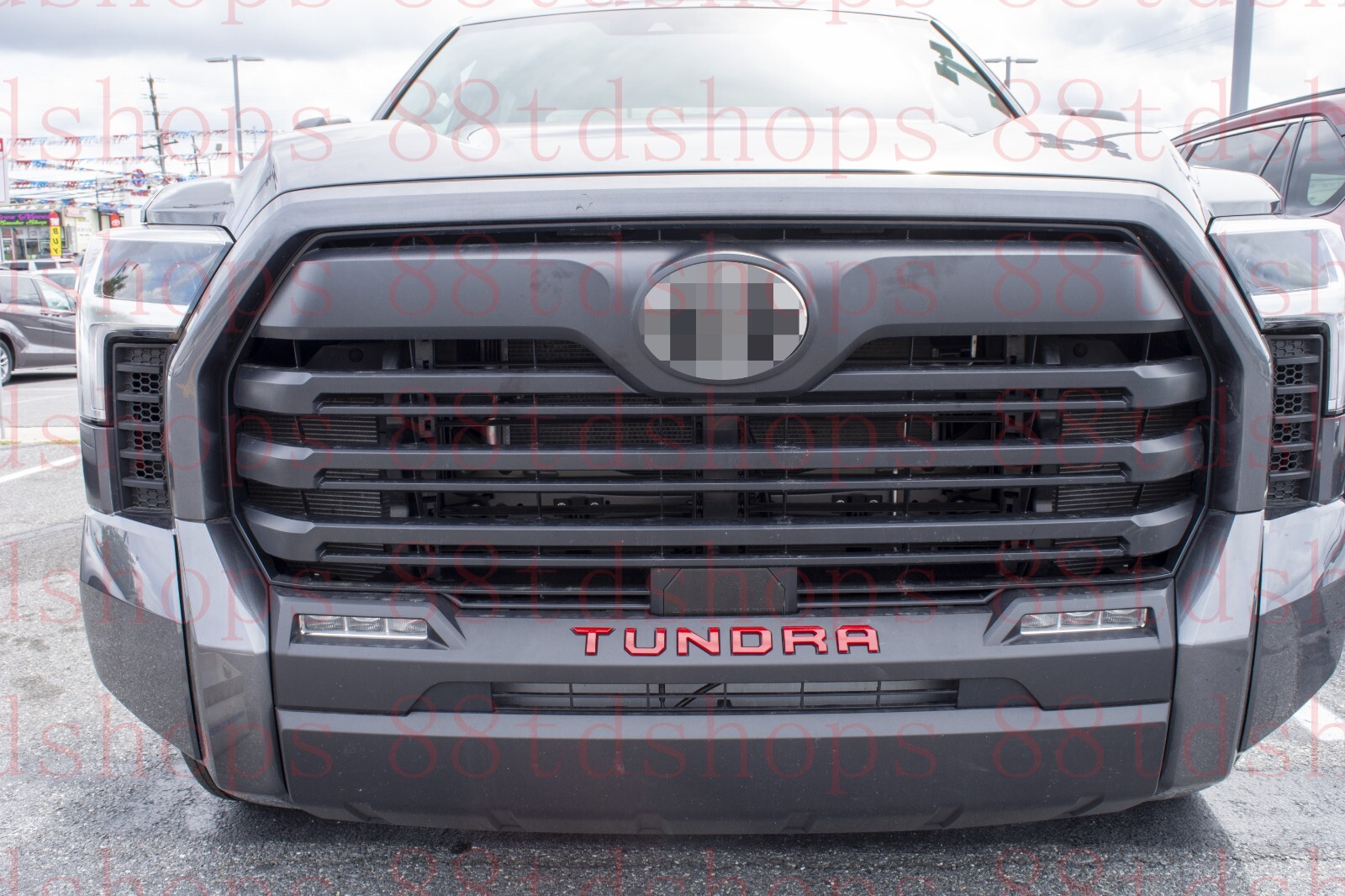 Red ABS Emblem Fit TOYOTA 2022 2023 TUNDRA Front Grill Letters | eBay