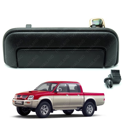 Rear Tailgate Handle Set Black For Mitsubishi Strada L200 Triton 1996 ...
