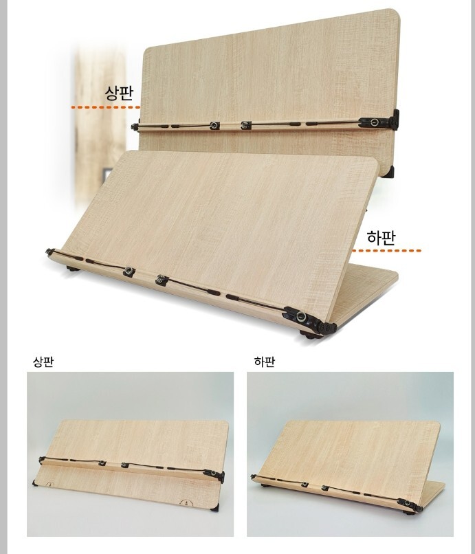 204D Nice Book Stand 2 Tier Wooden Reading Holder Desk Bookstands Bible ...