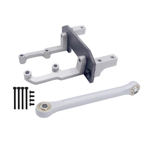 Silver Axle Servo Stand Mount for Axial SCX10 II 90046 90047 1/10 RC ...