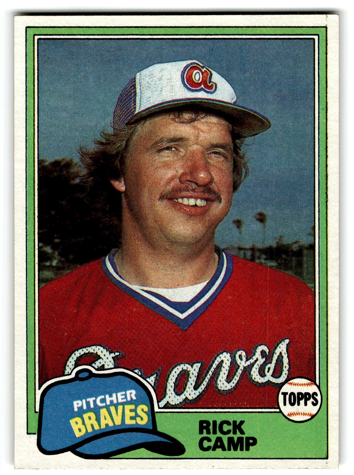 1981 Topps #87 Rick Camp Atlanta Braves | eBay