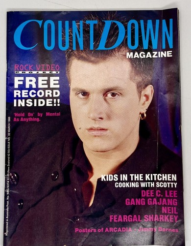Rare Countdown Magazine March 1986 Flotsam Jetsam Australian Crawl D C ...