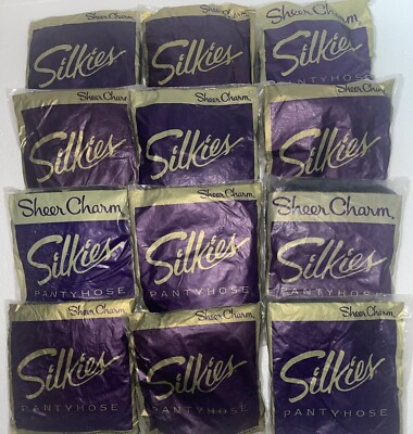 SILKIES PANTYHOSE SHEER CHARM SMALL CHOICE OF COLOR LOT OF 12 | eBay