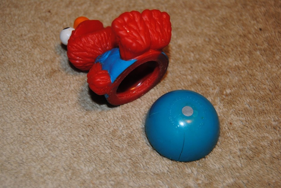 5 Old Sesame Street Weeble Wobble Figures Ernie Bird Cookie Elmo Tyco ...