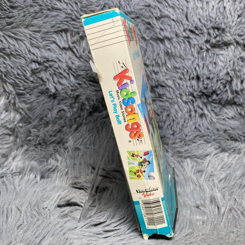 Kidsongs Let’s Play Ball! VHS Tape 1987 WB View Master Video Baseball ...