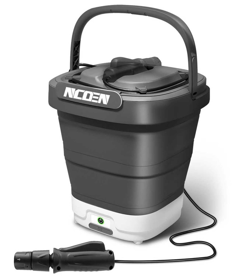 Portable Pressure Washer Cordless w/3.2Gal Tank, 4-in-1 Nozzles, 6.56FT ...