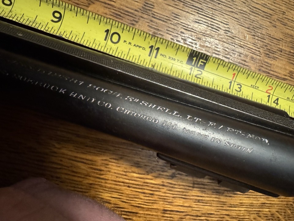 Sears 433.512381 SXS 20 Gauge Barrel Set Cut 3” Shells #6938 | eBay